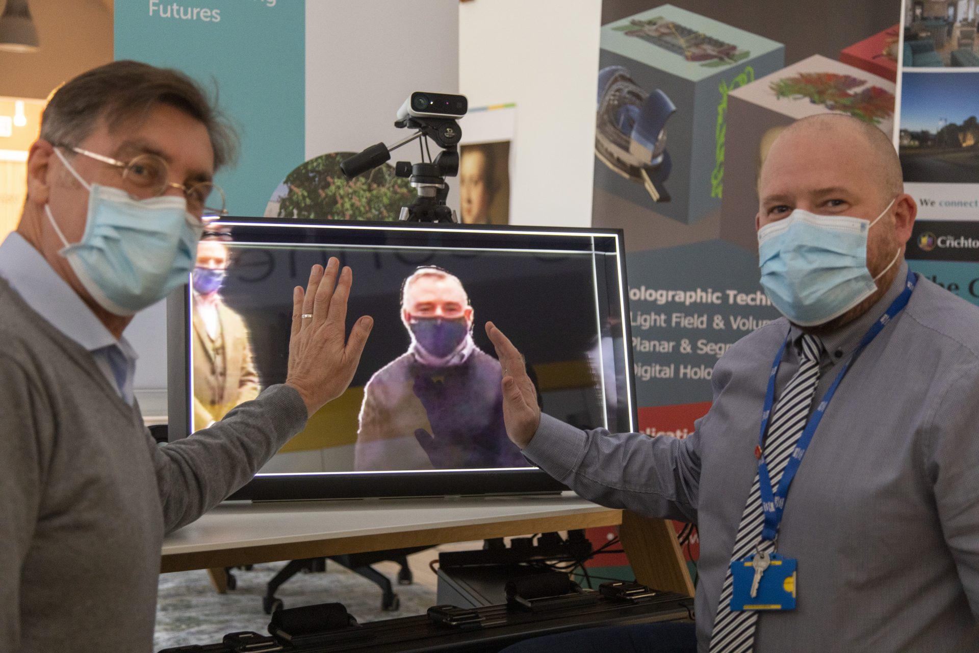 FIRST 5G TO 5G HOLOGRAPHIC 3D VIDEO CHAT - The Crichton Trust