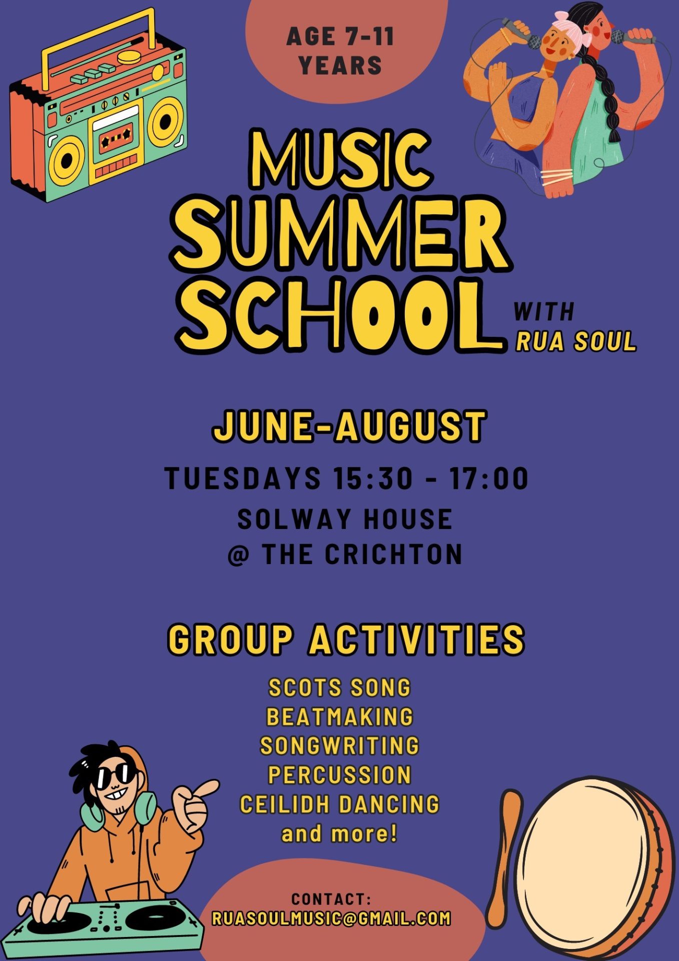 Music Summer School with Rua Soul - The Crichton Trust